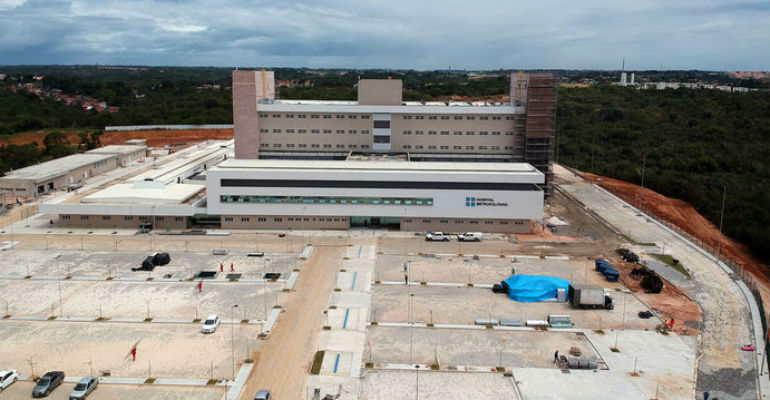 Hospital Metropolitano tem 90% das obras concluídas