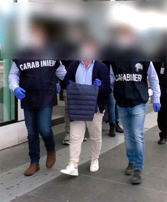 Líder mafioso que vivia no Brasil vai visitar a Itália e acaba preso