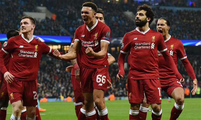 Liverpool faz 2 a 1 e despacha City na Liga dos Campeões da Europa